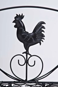 Kovová police regál Maia - Černá