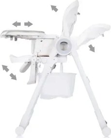 CHIPOLINO Jídelní židlička Master Chef Platinum / Nosnost: 15 kg