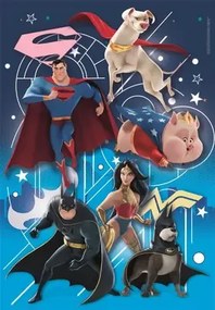 Clementoni PUZZLE DC Liga supermazlíčků / 104 dílků / od 6 let