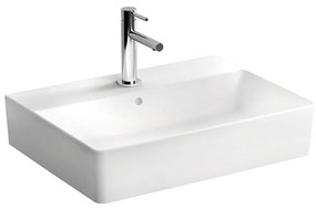 Závěsné umyvadlo VitrA Nuo 60x44 cm otvor pro baterii uprostřed 7432-003-0001