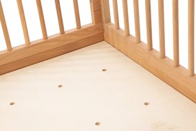 Nobodinoz Postýlka pro miminko Pure masivní dubové dřevo (140x70cm)