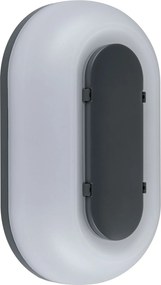 P 94957 LED venkovní nástěnné svítidlo Elunor IP65 podlouhlé 122x212mm 2200 - 4000K 18,5W 230V antracit/bílá polykarbonát - PAULMANN