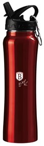 BERLINGERHAUS Lahev sportovní nerez 18/10 Burgundy Metallic Line 0,5 l BH-7491