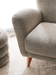 Atelier del Sofa Křeslo Teddy - Grey, Šedá