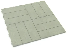 Plastová dlažba Linea Marte 56,3 x 56,3 x 1,3 cm, světle šedá