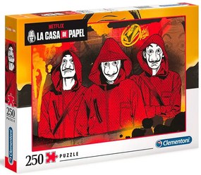 Clementoni - Puzzle 250 Netflix: Papírový dům