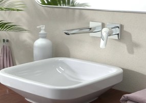 Hansgrohe Logis, umyvadlová baterie Fine pod omítku, 2-otvorová instalace, EcoSmart, chromová, 71256000