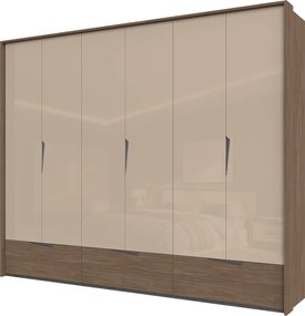 Šatní skříň P63A/LF - 277 × 226 × 60 cm