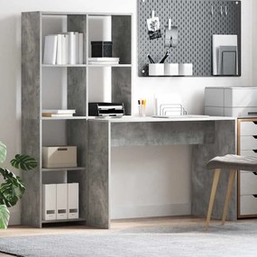 Stůl Betonově šedá 138,5 x 55 x 143 cm Kompozitní dřevo 3337252