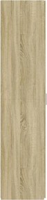 Skříň highboard dub sonoma 45 x 42,5 x 185 cm kompozitní dřevo 3281408