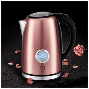 BERLINGERHAUS Rychlovarná konvice 1,7 l s termostatem I-Rose Edition BH-9070