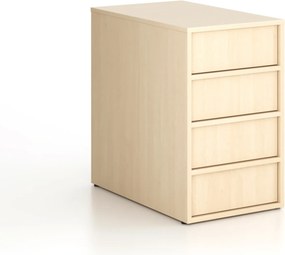 Kancelářský přístavný kontejner FRAME, 428 x 763 x 721 mm, bříza