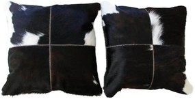 Kožený polštář - exotic tricolor 50x50 patch 25-2 50x50cm