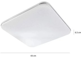 LED Stmívatelné stropní svítidlo SYRIUS na dálkové ovládání LED/72W/230V