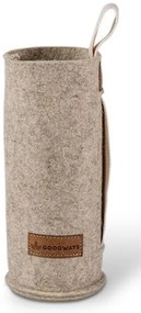 Béžový filcový obal na skleněnou láhev - Ø 7*21cm / 450ml a 650ml