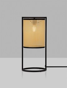 LED přírodní-černá stolní lampa Erto