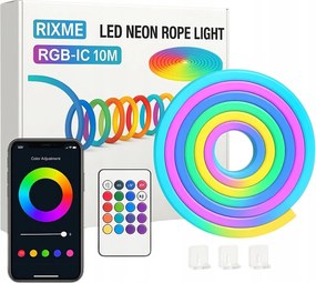 Neon Led Flex 10M 5V Bluetooth aplikace Hudební Led pásek Rgb-ic