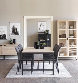 ROWICO Dřevěný kabinet EVERETT světlý 195 cm 118773