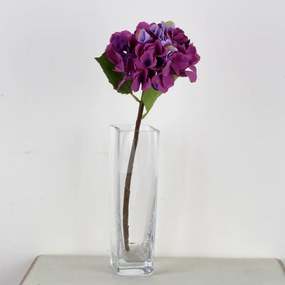 Umělé květiny hortenzie fialová 52cm