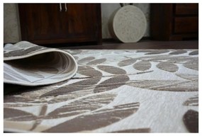 Luxusní kusový koberec Listy béžový 200x290cm