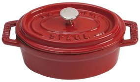 Staub Cocotte Mini hrnec oválný 11 cm/0,25 l višňová, 1101106