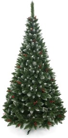 TRENDIE Vánoční stromek Borovice diamantová s jeřabinou 160 cm