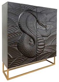 Massive home | Vysoká komoda Snake 120cm mangové dřevo