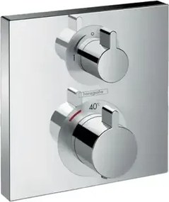 Hansgrohe Ecostat Square - Termostatická baterie pod omítku s uzavírac