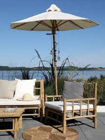 Přírodní bambusové křeslo Bamboo Lyon - 67*67*80 cm