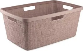 Curver Jute Koš na prádlo 46 l růžová