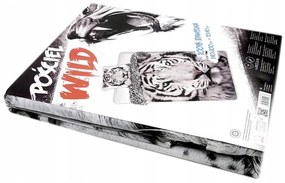 DĚTSKÉ BAVLNĚNÉ LOŽNÍ POVLEČENÍ TIGER 140X200 CM, 1 KS 70X90 CM VZOROVANÉ