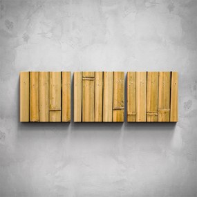 3-dílný obraz - Dřevo - detail - PopyDesign
