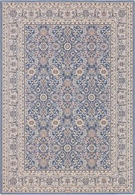 Kusový koberec vlněný Osta Diamond 7277 900 Klasický modrý béžový Rozměr: 160x230 cm