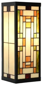 Nástěnné světlo Tiffany v art deco stylu Theodorus – 14x16x40 cm