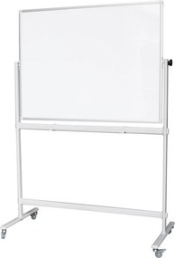 Mobilní otočná tabule Revolver NEW 120 × 90 cm, bílá