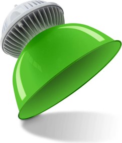 CEN CFVE-303030 LED SVÍTIDLO COLORFULL ZELENÉ 30W 230VAC 3000K 2500Lm 60d IP65 305x246mm - CENTURY