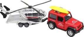 Auto s přívěsem / Kovové / 21 cm / od 3 let