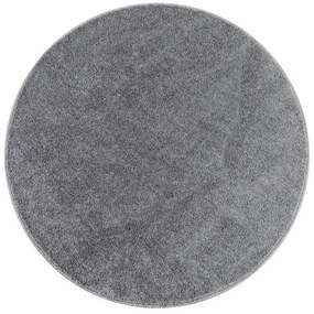 Ayyildiz, Kusový koberec Ata 7000 lightgrey kruh, 160x160 (průměr) kruh, šedá, obývací pokoj