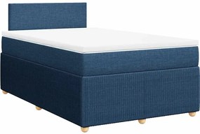Box spring postel s matrací černá 120x190 cm textil 3287394