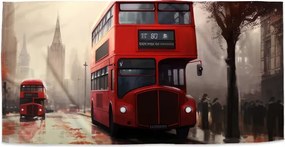 Sablio Ručník Londýn Double-decker 1 - 50x100 cm