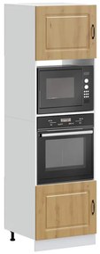 Skříňky na troubu 2 ks "Kalmar" Artisan Dub, dřevěné uhlí 3315040