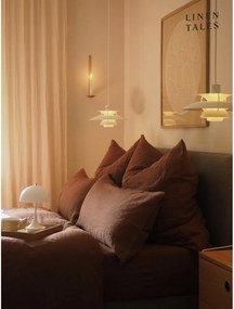 Lněný povlak na polštář 50x70 cm Chocolate – Linen Tales