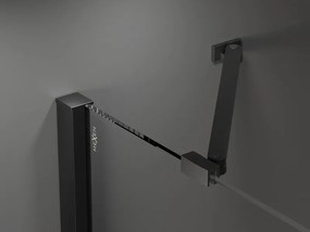 Mexen Velar Duo posuvné sprchové dveře 200 cm, transparentní, černé - 871-200-000-02-70