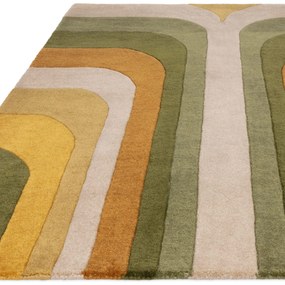 Tribeca Design Kusový koberec Inxs Retro Green Rozměry: 200x290 cm