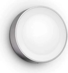 Philips Hue Daylo - Chytré nástěnné venkovní LED svítidlo, průměr 22 cm, nerez 915005843301