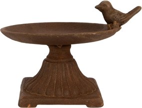 Rustikální rezavé krmítko pro ptáčky - 19*13*13 cm