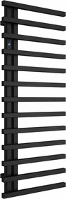 Hopa Darvel koupelnový radiátor 600 x 930 mm středové připojení černá RADDAV609031