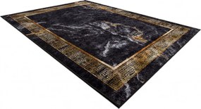 Kusový koberec Miro 51278.809 Marble black/gold, 120x170, čierna, chodba / predsieň, Dywany Łuszczów