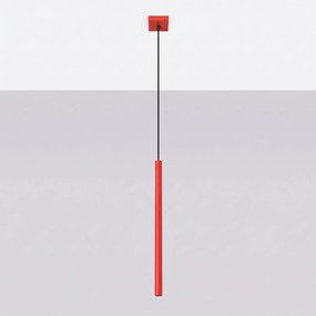Sollux Lighting Závěsné svítidlo PASTELO 1 červené