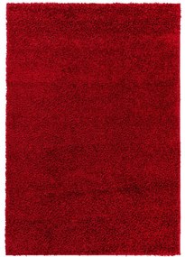 +Kusový koberec Shaggy Tokyo červený 80x250cm